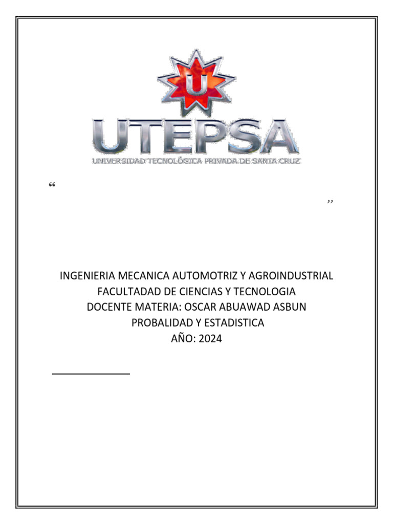 Trabajo Final Prob.y.estad | PDF | Muestreo (Estadísticas) | Diferencia
