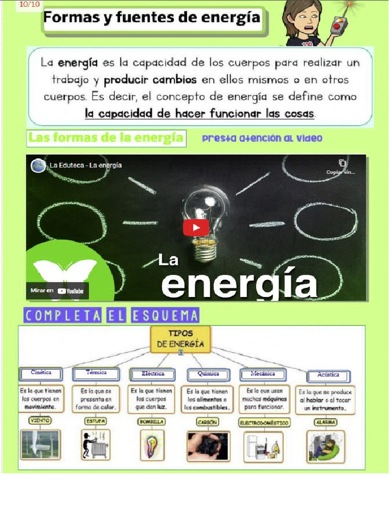 Ejercicos de Física (Energía) Liverwoksheet | PDF