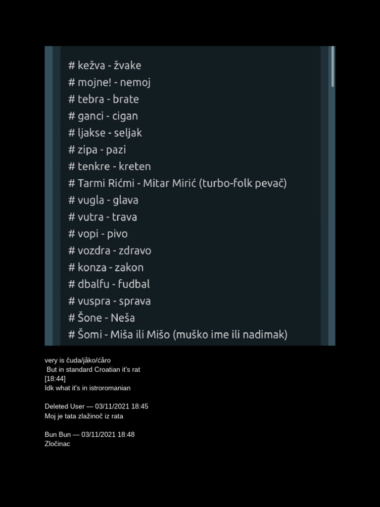 Croatian Slovenian | PDF