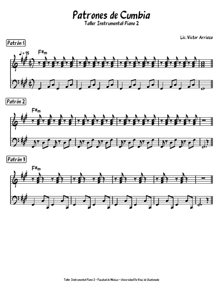 Patrones de Cumbia | PDF