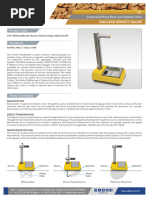 Troxler Gauges | PDF | Density | Soil