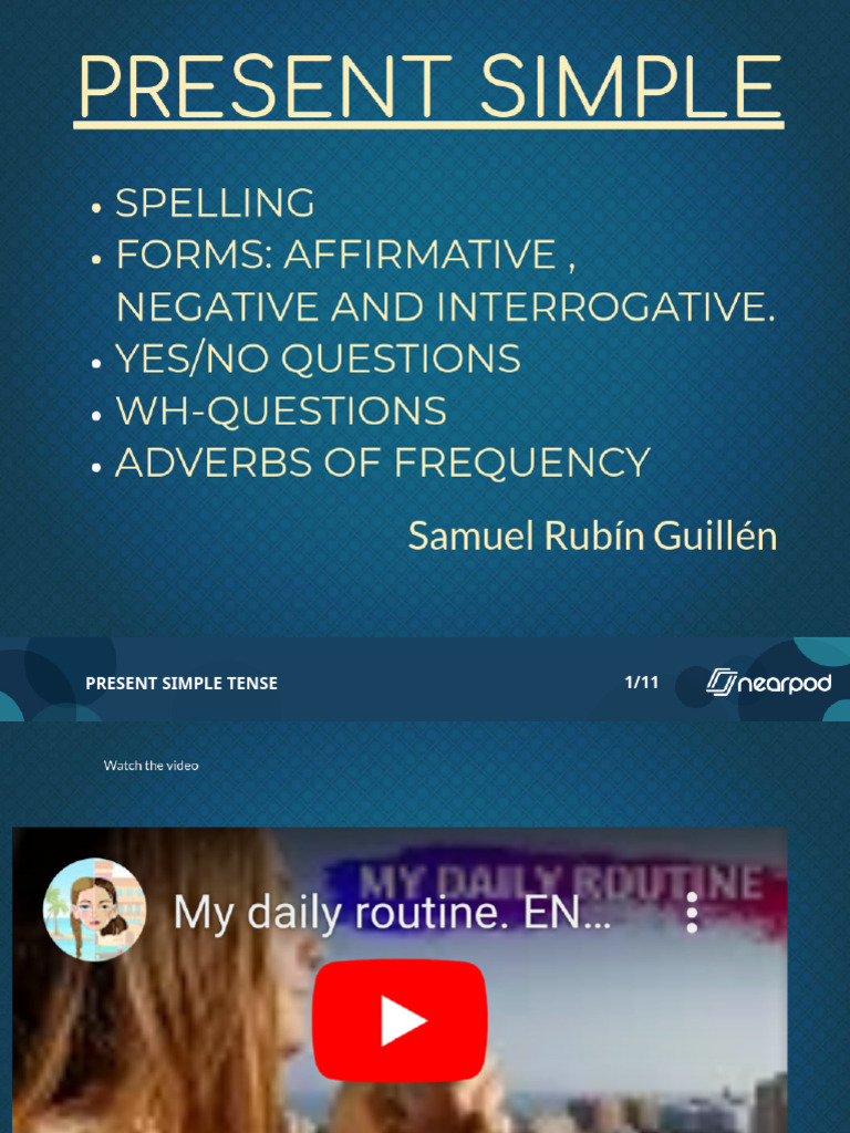 Guía Completa: Present Simple Tense | PDF