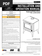 King Kp130 Pellet Stove | PDF | Stove | Chimney