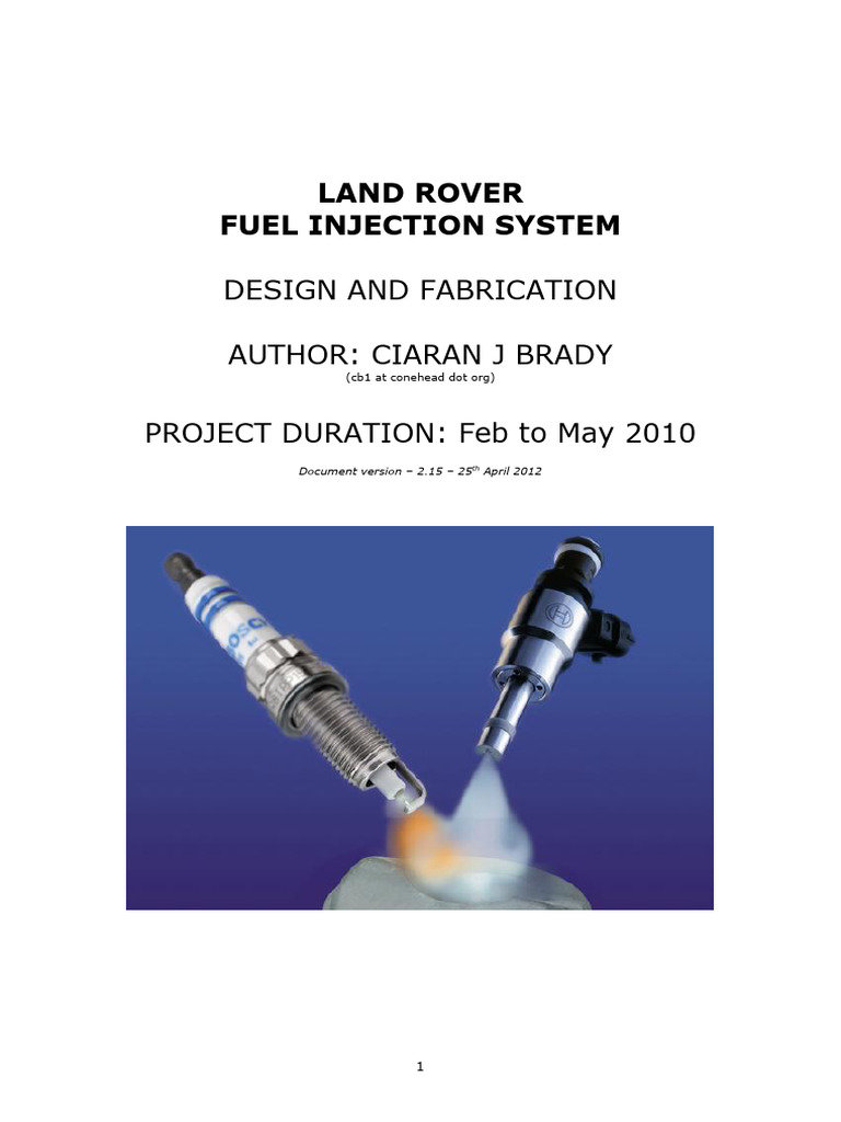 Land Rover Fuel Injection Guide | PDF | Throttle | Fuel Injection