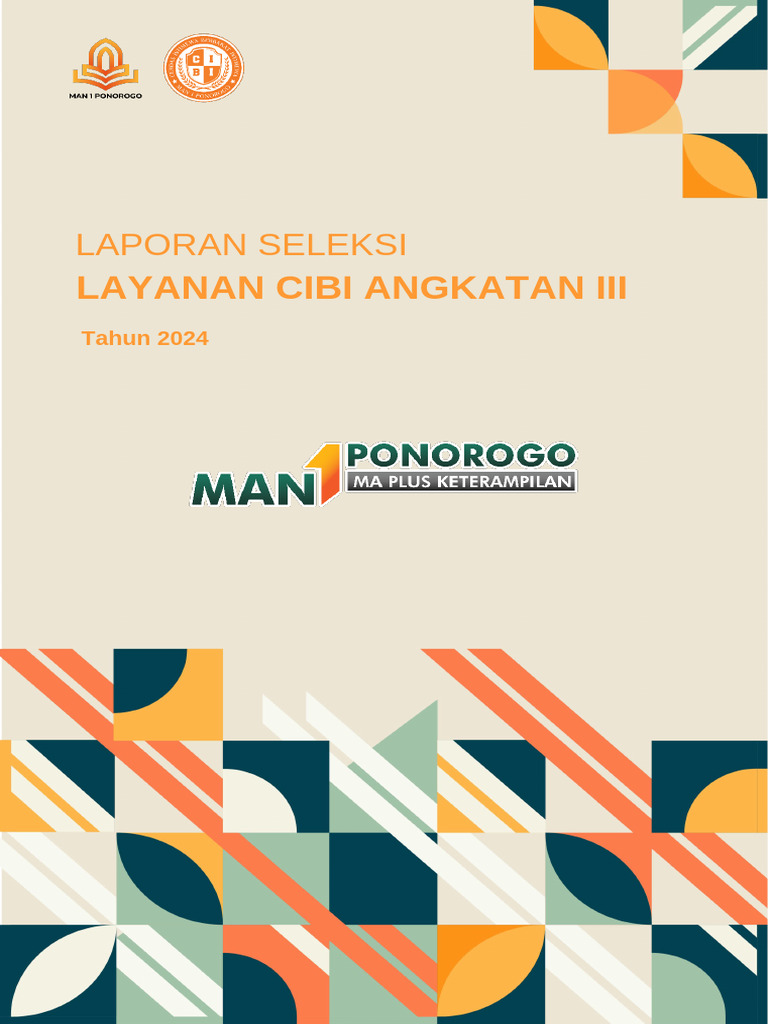 Laporan Seleksi CIBI 2024 | PDF
