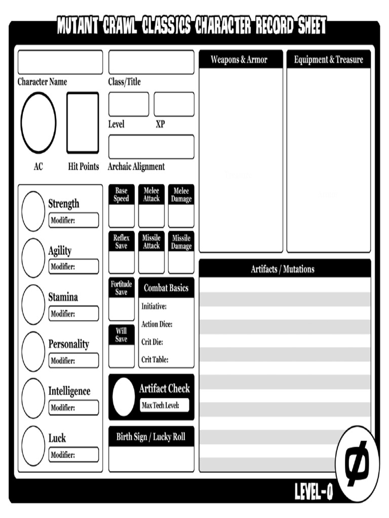 Character Sheet | PDF