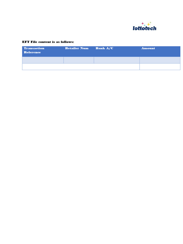 Eft Report Detailed | PDF