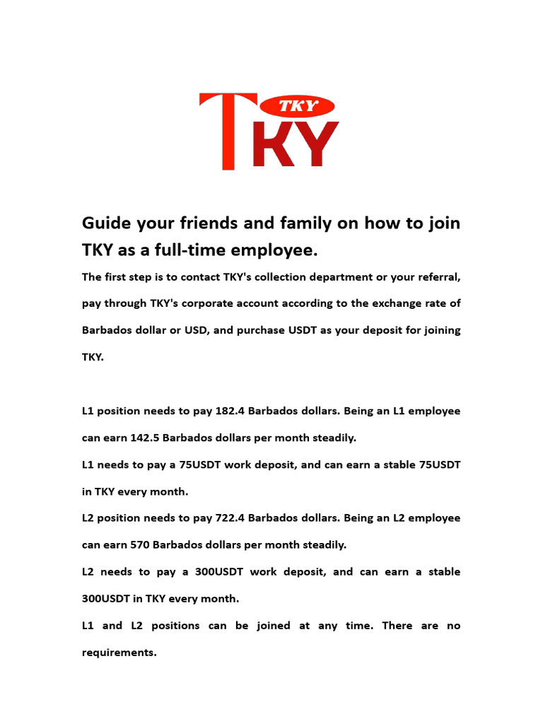 How To Join TKY As A Formal Employee | PDF | Payments | Voucher