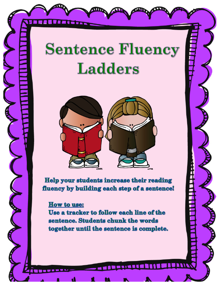 SentenceFluencyLadders 1 | PDF