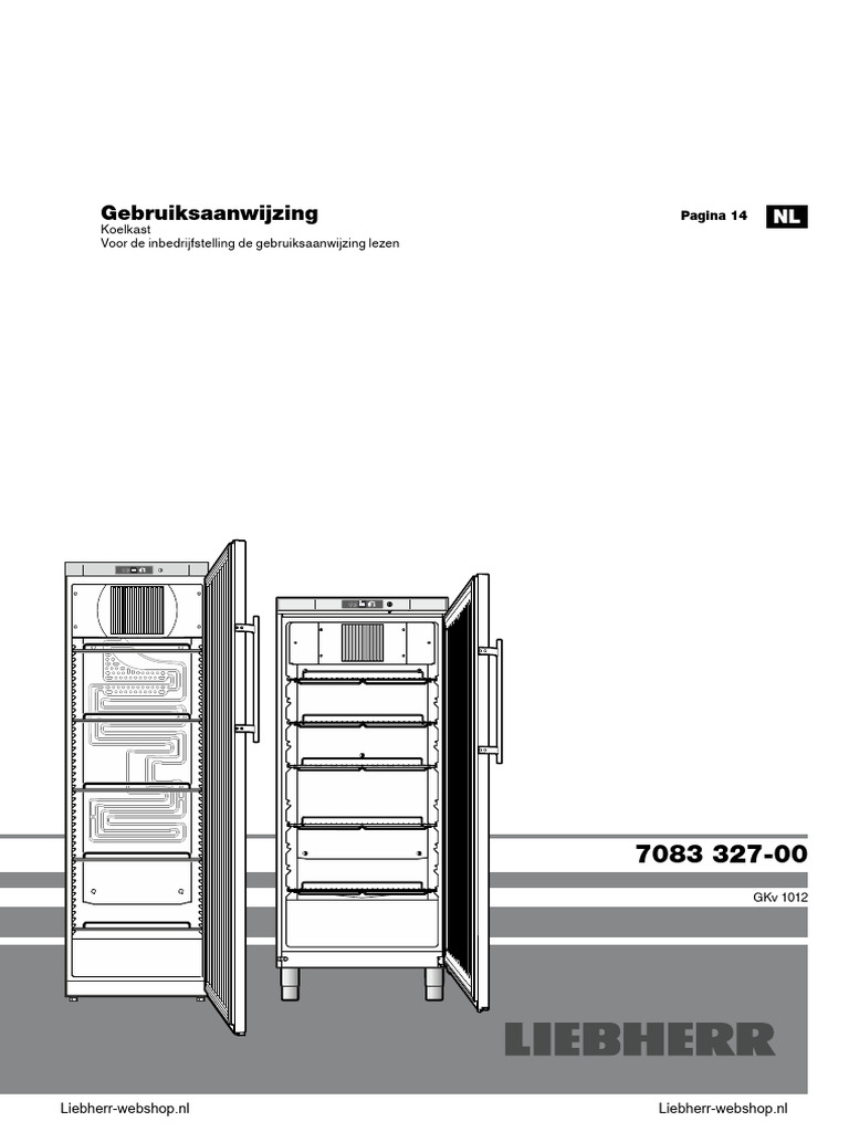 Liebherr GKV 4360 Handleiding | PDF