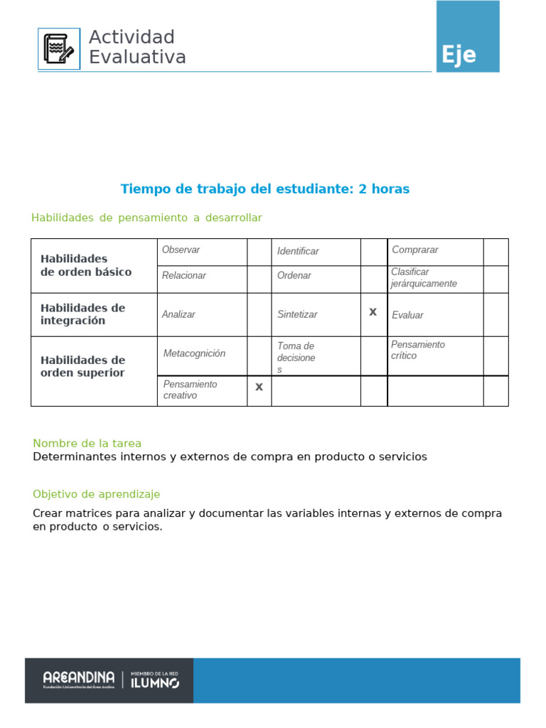 Tarea Eje 3 Mercado | PDF