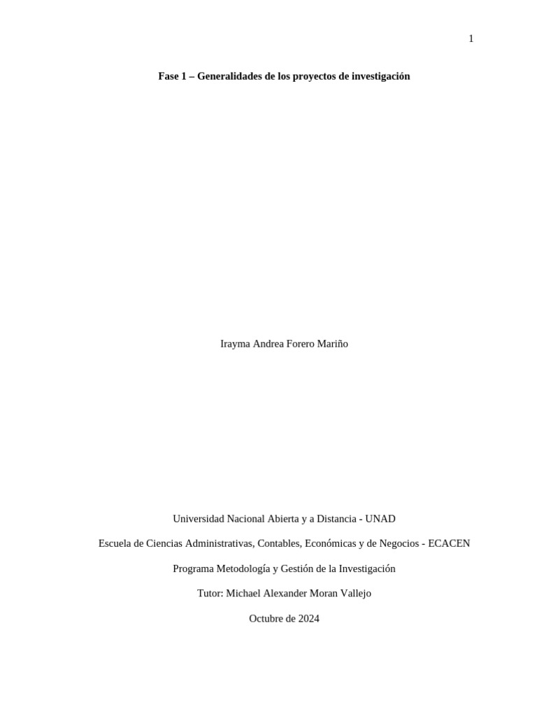Fase 1 106023a - 1705 - Irayma Forero | PDF | Prostitución | Transporte