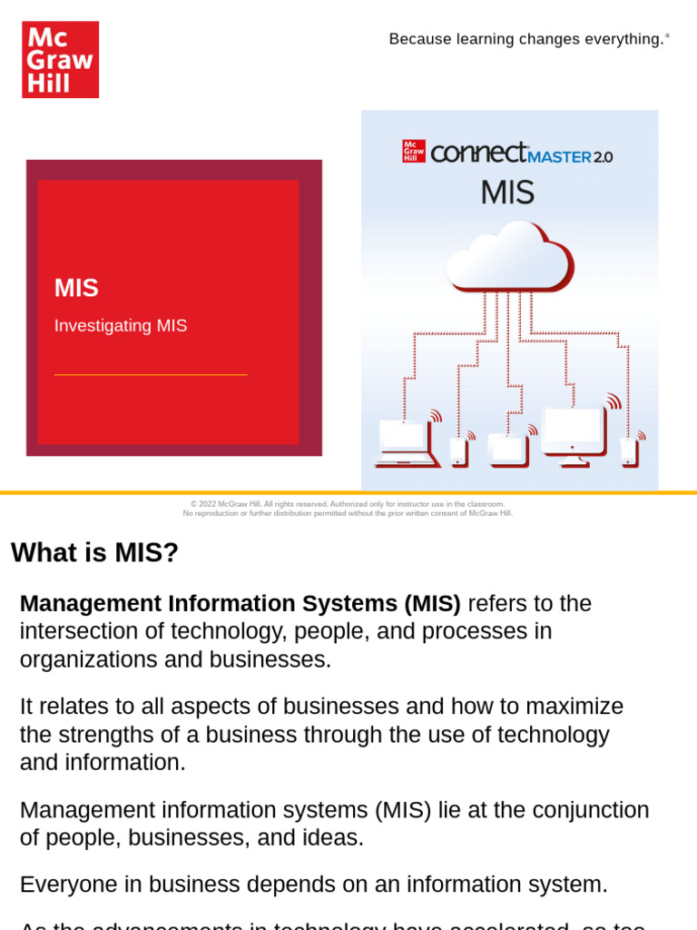 Module 01 Investigating MIS Accessible PowerPoint Presentation | PDF ...