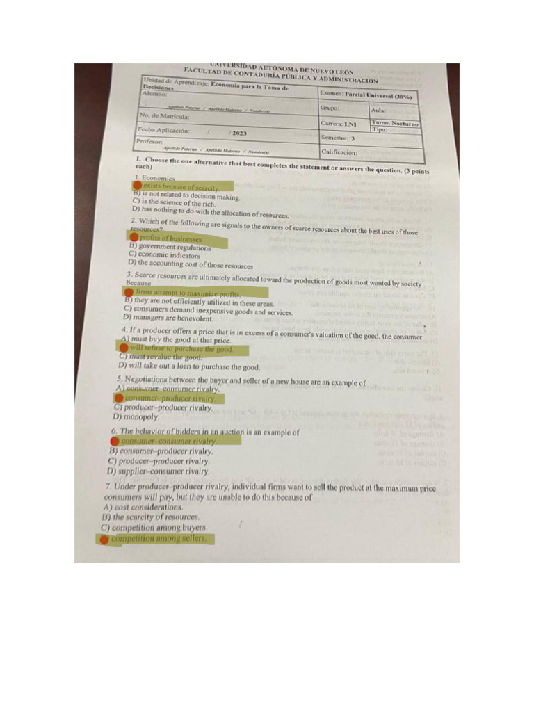 Examennn Eco Eco | PDF