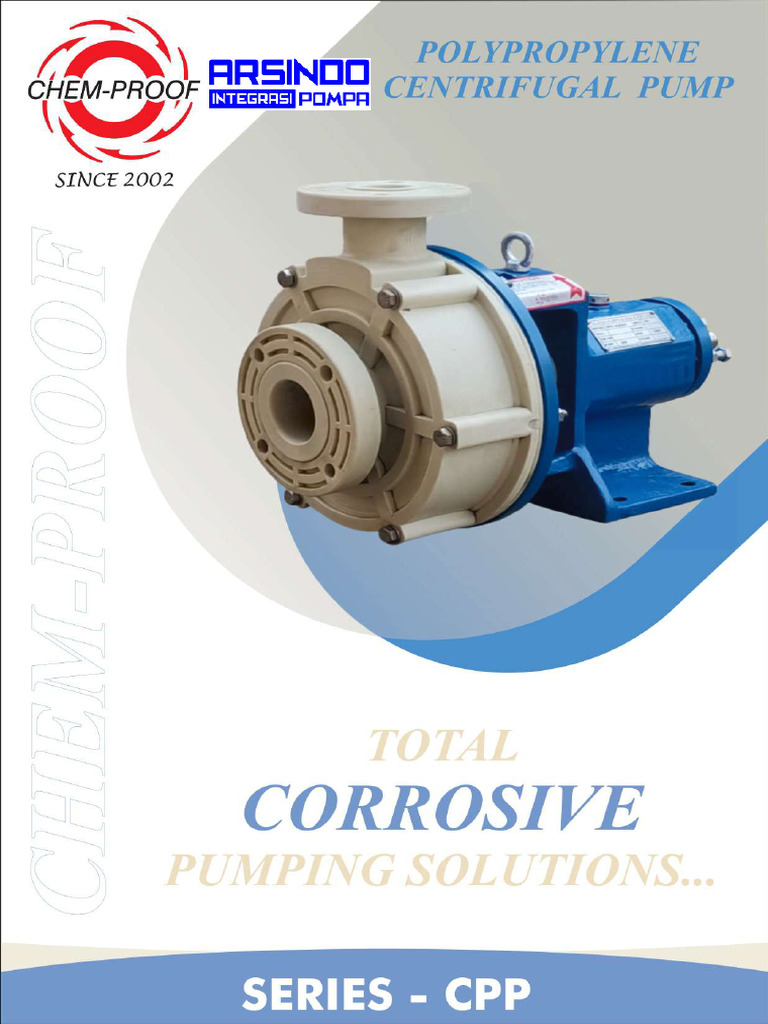 Corrosive Pumping Solution From Arsindo-Chem Proof. - 1 | PDF