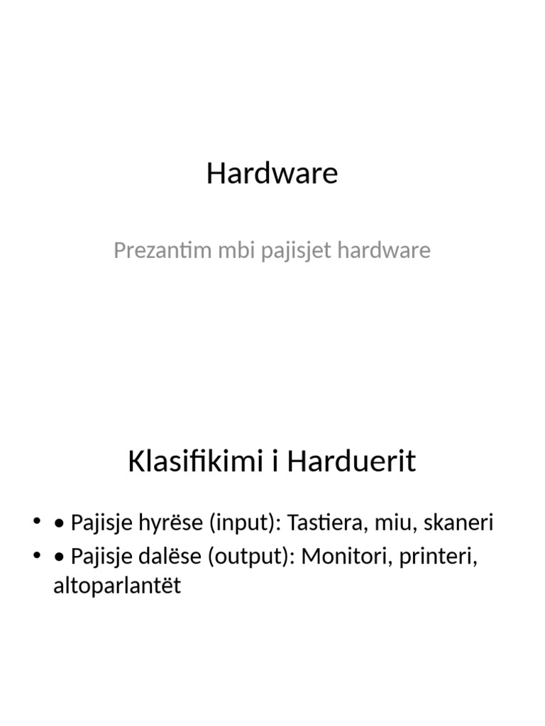 Prezantim Hardware | PDF