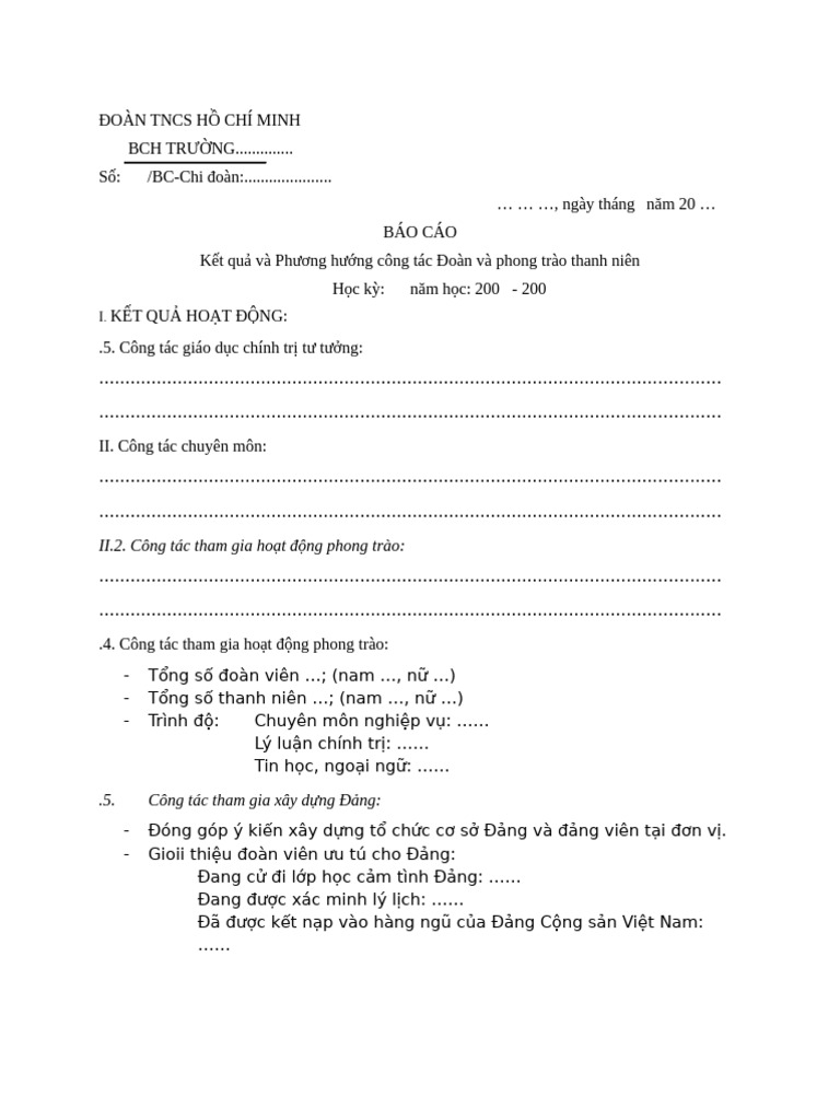 Đoàn Tncs H Chí Minh | PDF