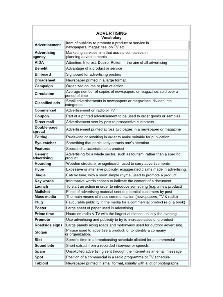 ADVERTISING | PDF | Advertising | Newspapers