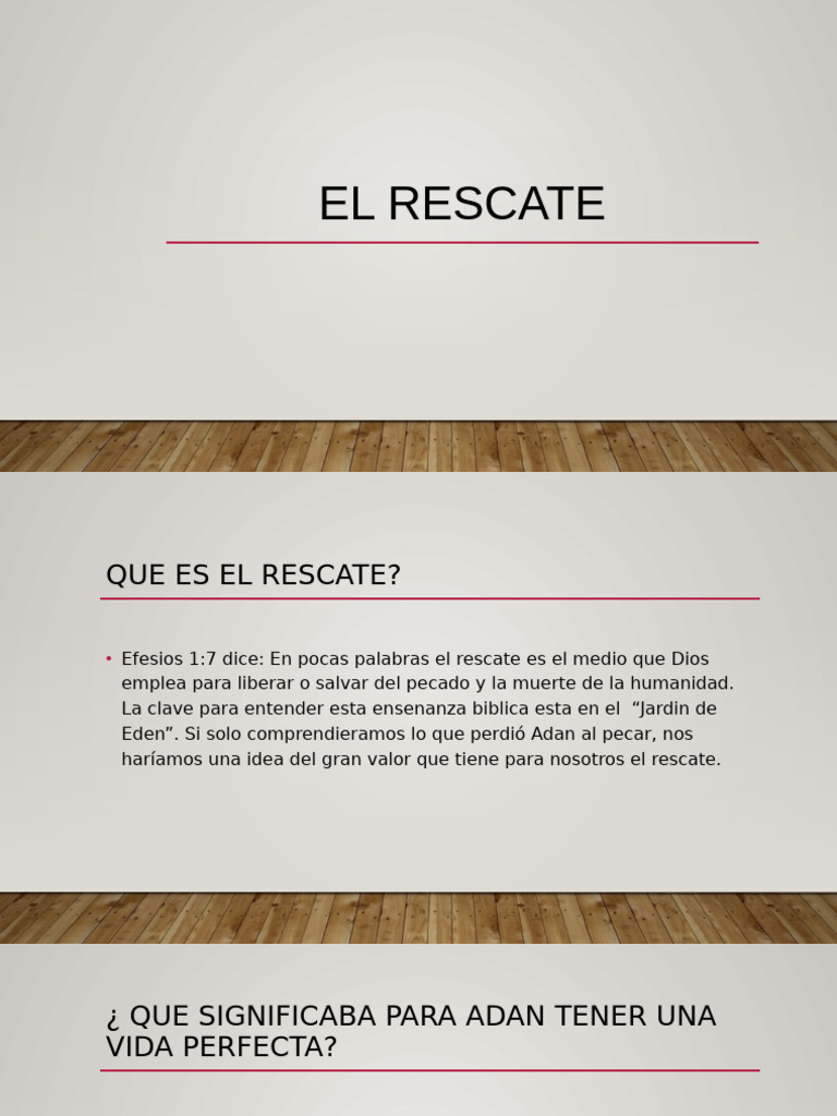 El Rescate | PDF
