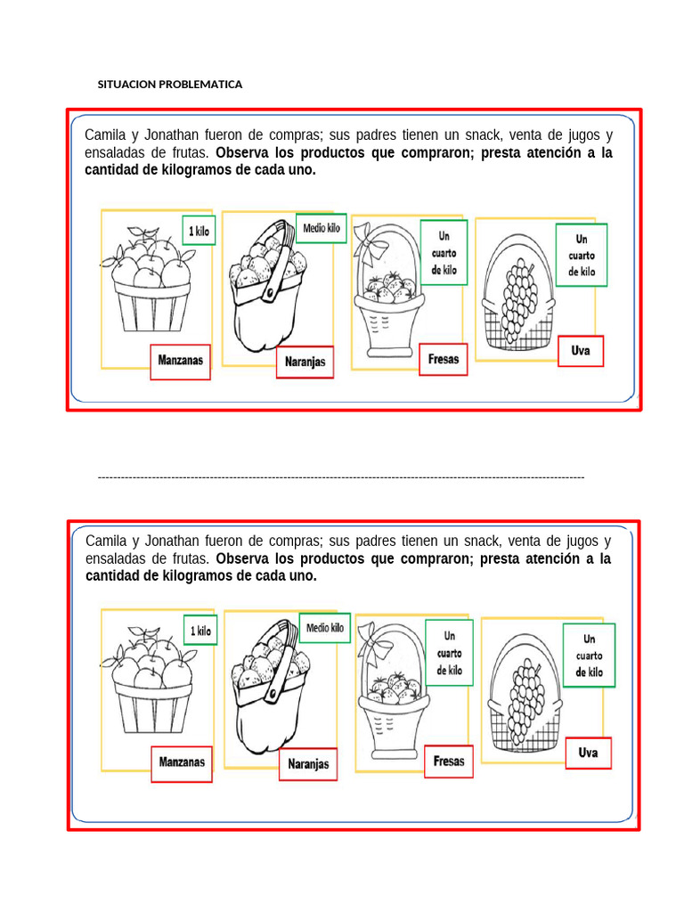 Situacion Problematica | PDF | Cocina, comidas y vino