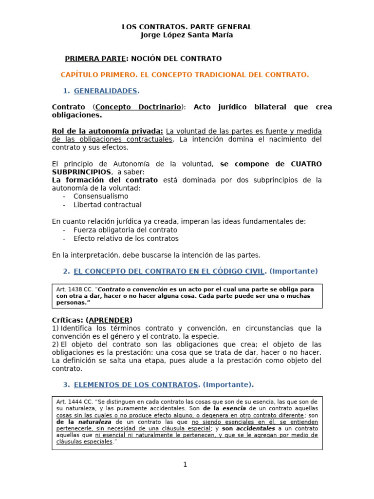 Contratos Parte General | PDF | Ley de hipotecas | Justicia