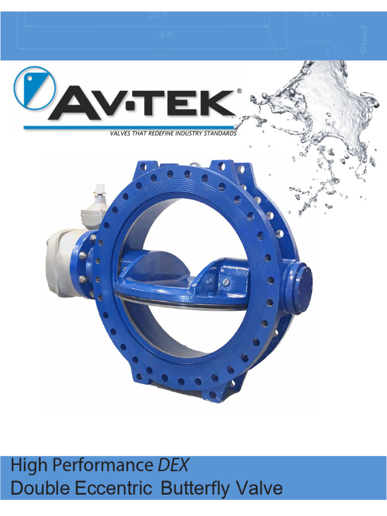 Av-Tek DEX Double Eccentric REV J | PDF | Valve | Stainless Steel