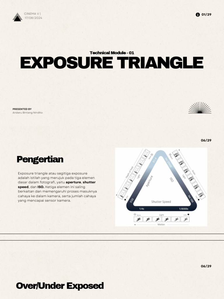 01 - Exposure Triangle - Compressed | PDF