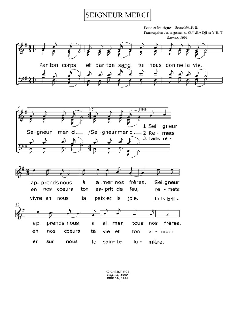 Par Ton Corps Et Par Ton Sang-1 | PDF