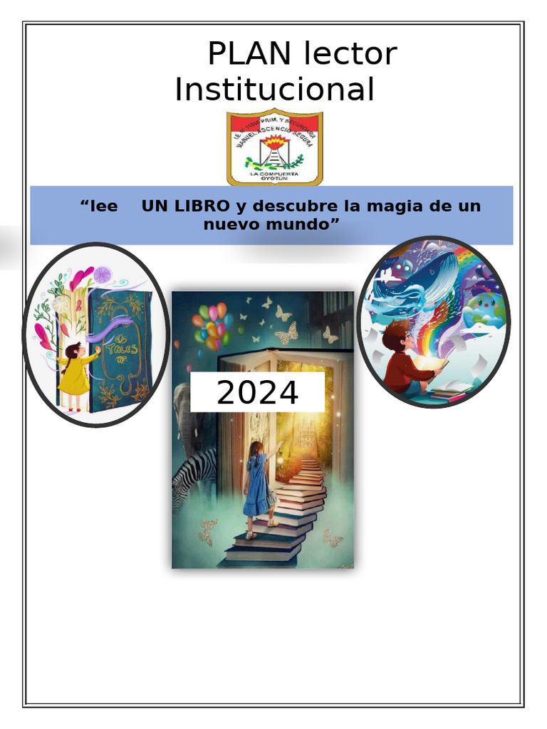 Plan Lector 2024 | PDF | Enseñando | Escuelas