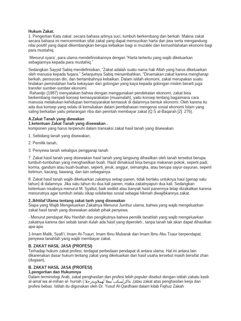 Resume Modul 4 Fikhih KB 1 | PDF