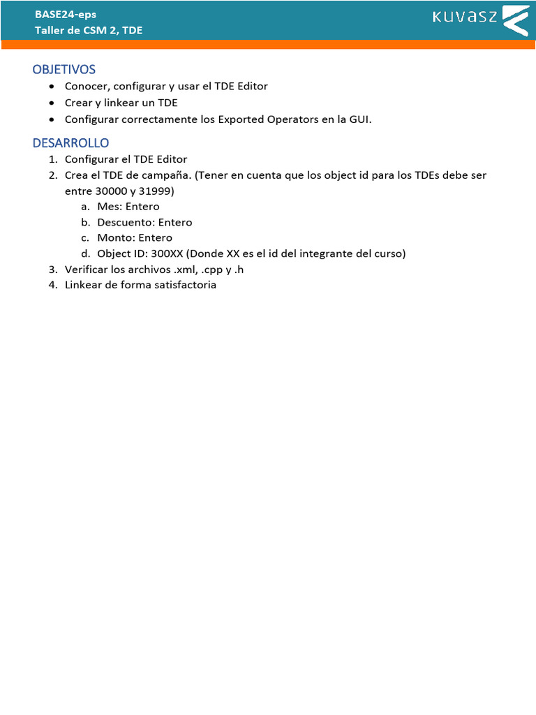 Taller 2 - CSM TDE | PDF