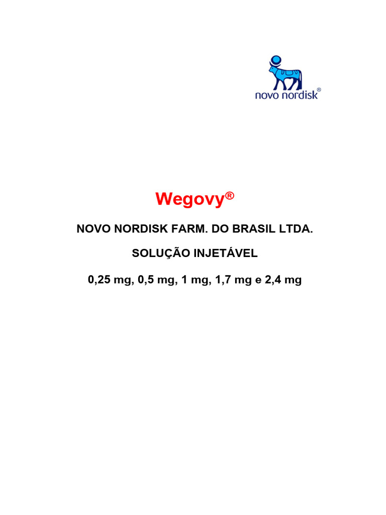 Wegovy Bula Profissional | PDF | Metabolismo | Ph
