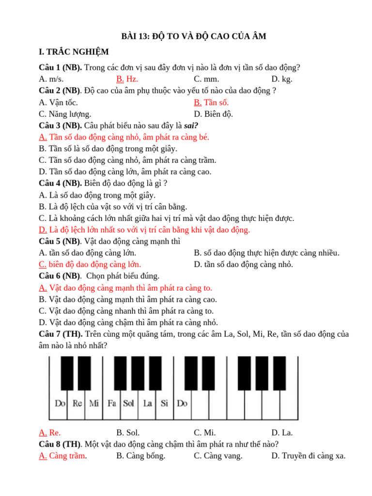Bài 13 - KHTN - KNTT | PDF
