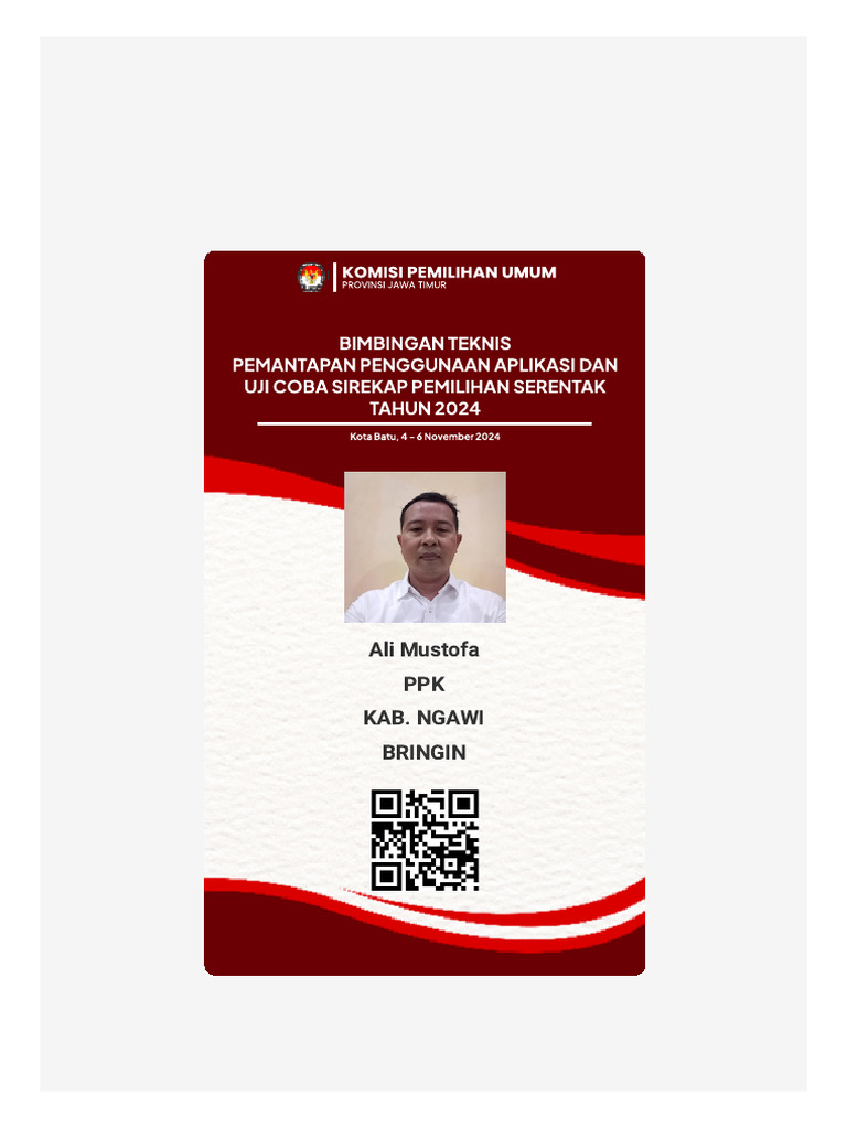 Nametag - Ali Mustofa | PDF