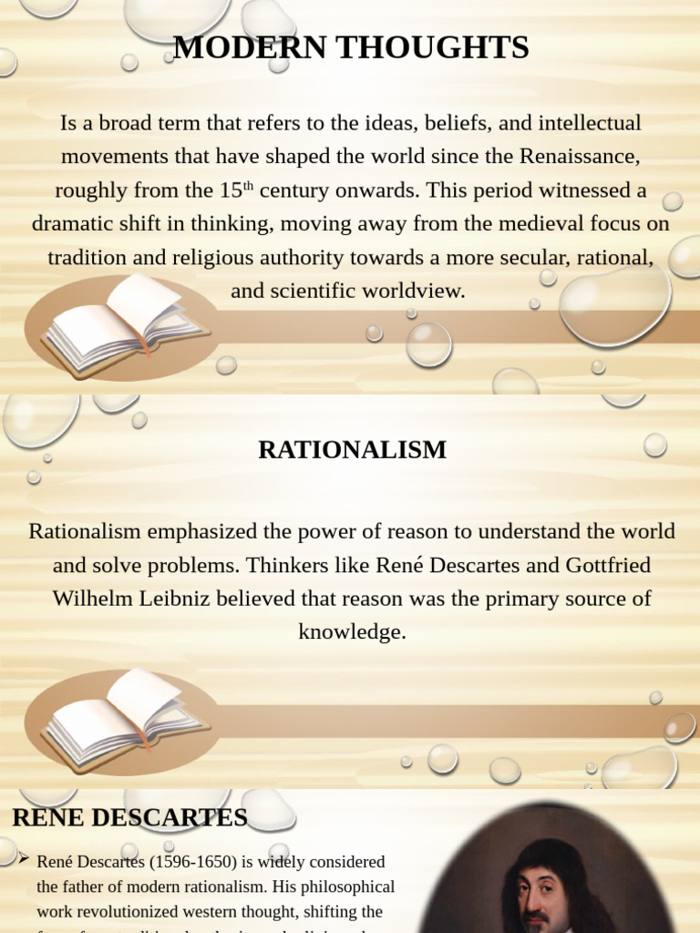 MODERN THOUGHTS | PDF | Rationalism | René Descartes