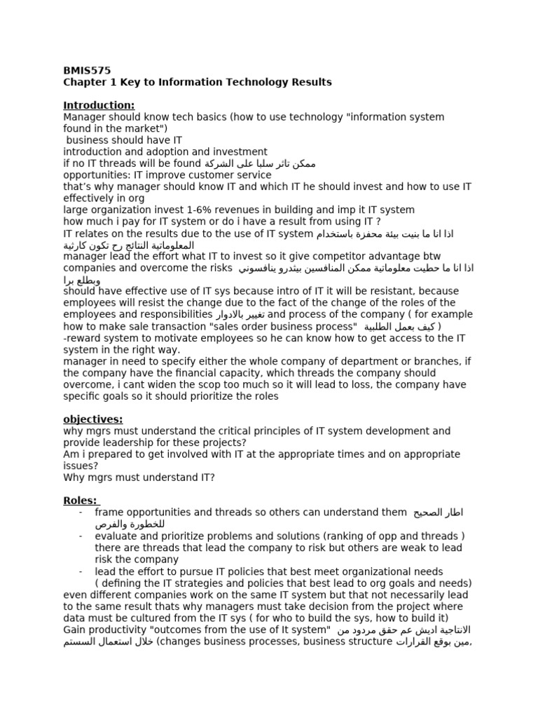 BMIS575 | PDF | Business Process | Web Conferencing