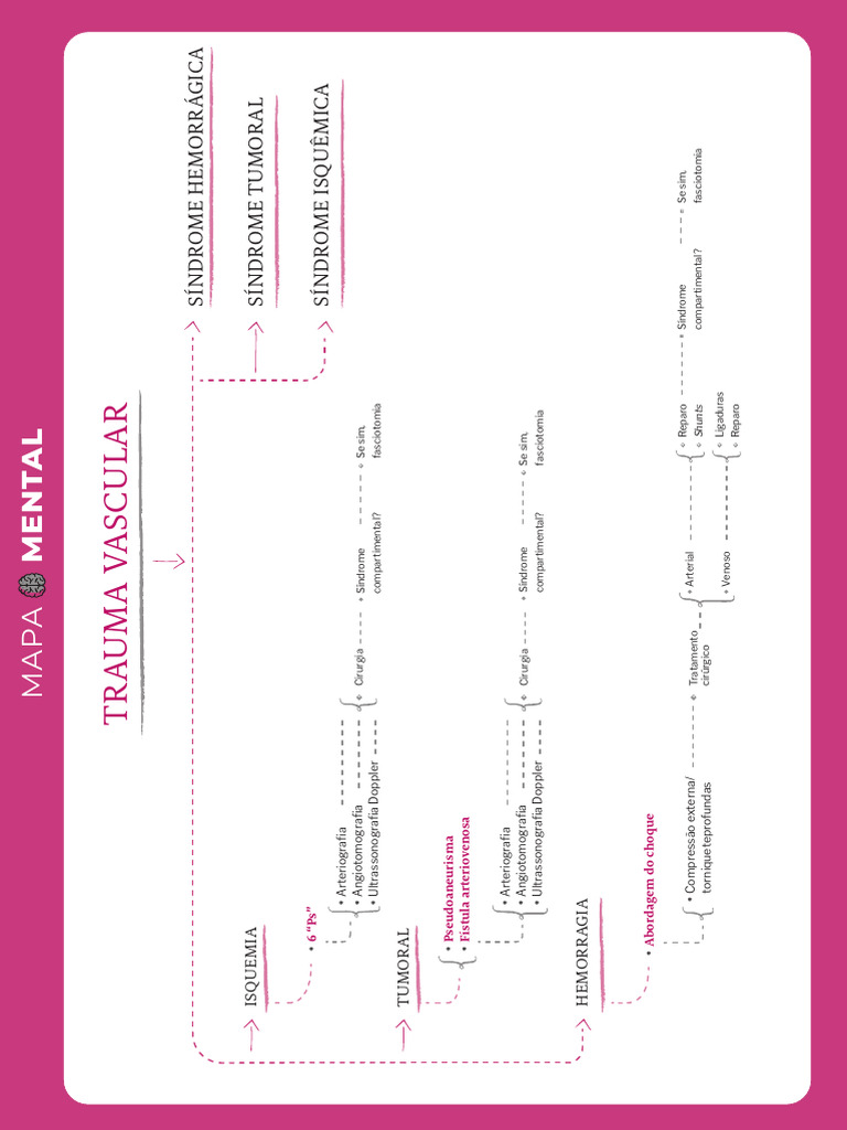 Trauma Vascular (Mapa Mental) | PDF