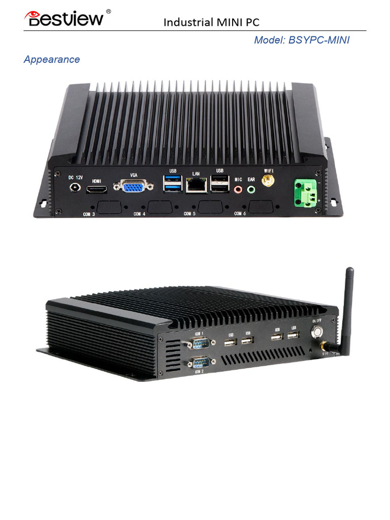 Specification For Mini PC 20240604 (2024-09-30 23 - 31 - 31) | PDF ...