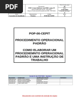 Modelo de POP - Procedimento Operacional Padrão | PDF
