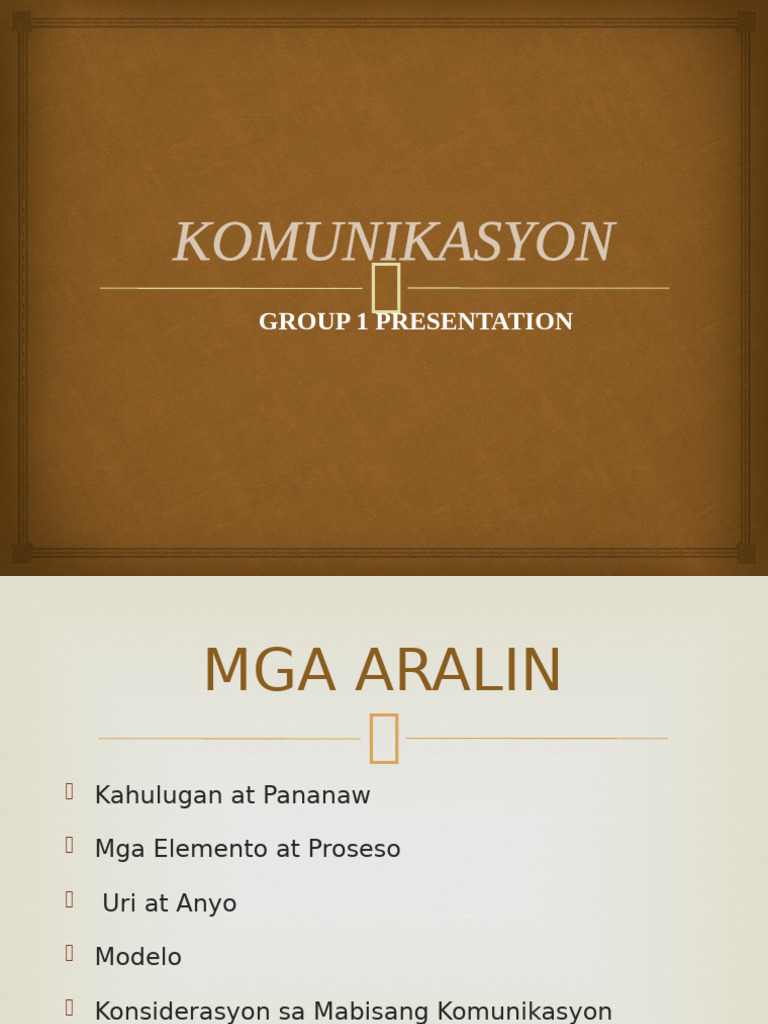 Sining NG Pakikipagtalastasan | PDF