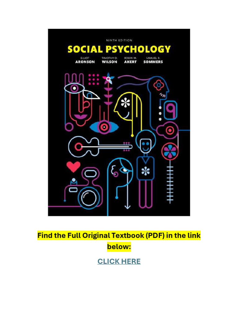 Social Psychology 9th Edition Textbook | PDF | Social Psychology ...