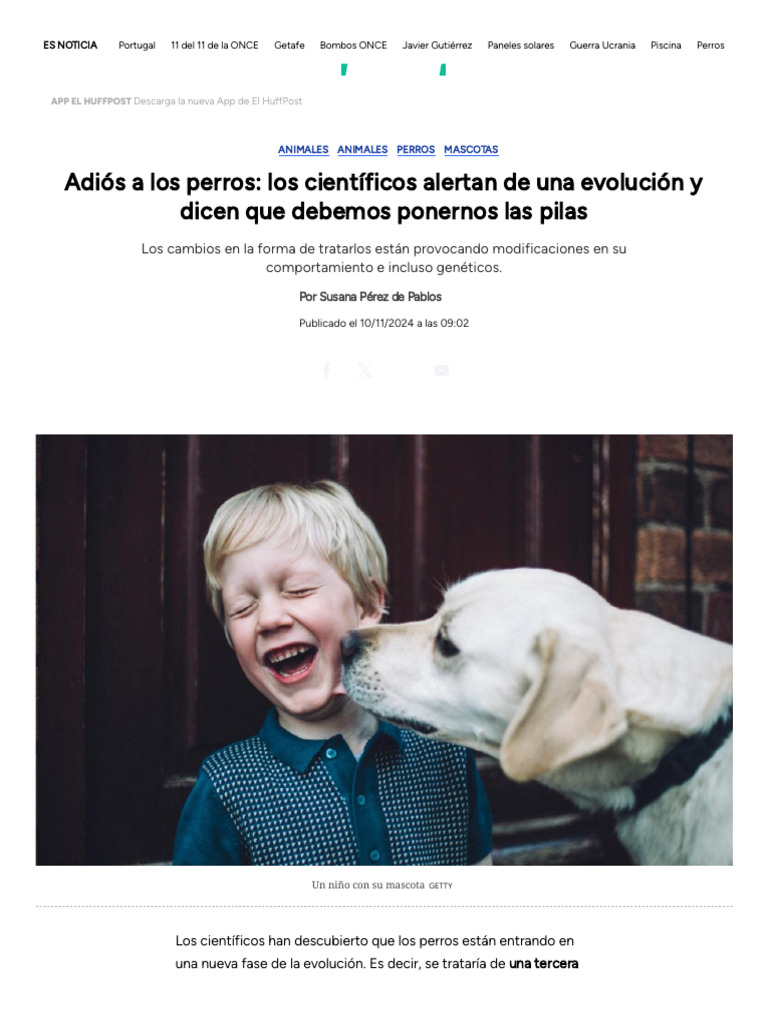 Evolución de los perros y su cuidado | PDF | Mascota | Receptor ...