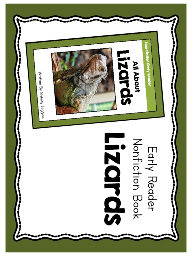TeachSimple - Lizard Early Reader Nonfiction Book | PDF | Lizard | Books
