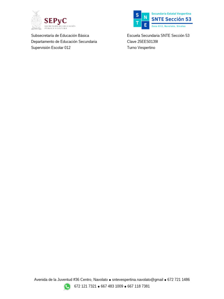 Hoja Membretada | PDF