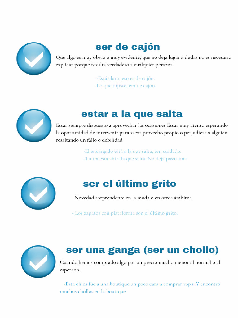 Expresiones Con SER y ESTAR V | PDF