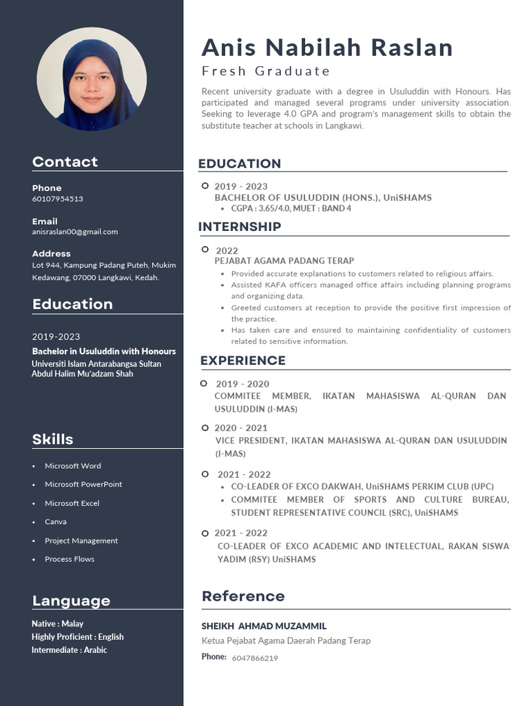 Black White Minimalist CV Resume | PDF | Malaysia