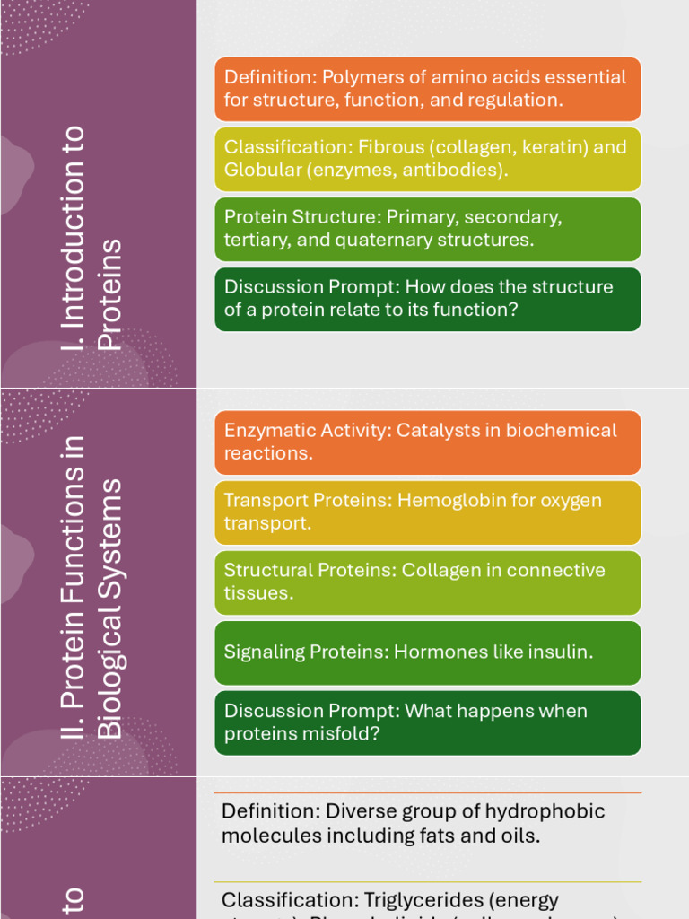 Proteins and Lipids Chembio 2 | PDF | Lipid | Proteins