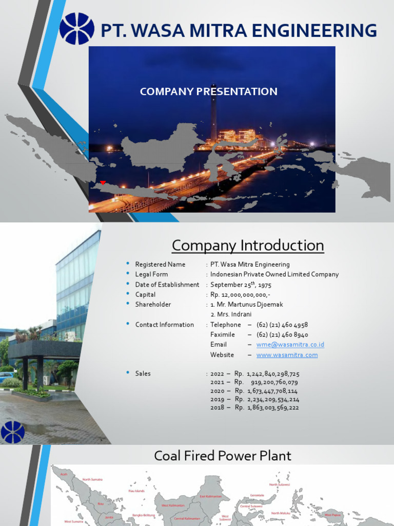 Company Profile PT. Wasa Mitra Engineering | PDF | Power Station | Steam