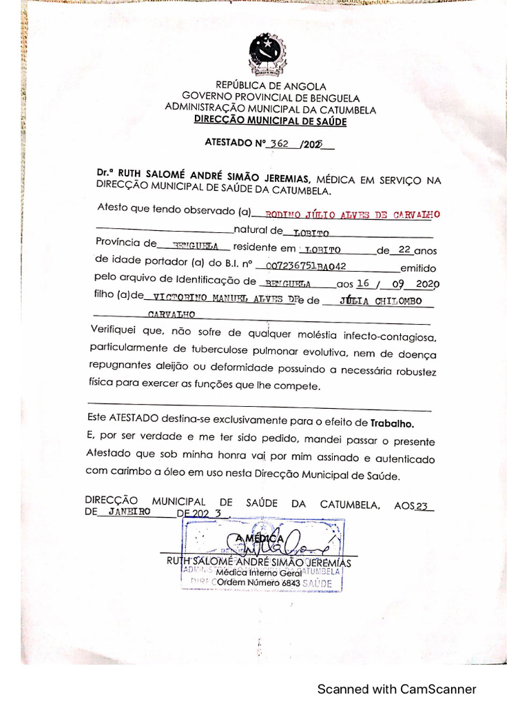 Atestado Medico | PDF
