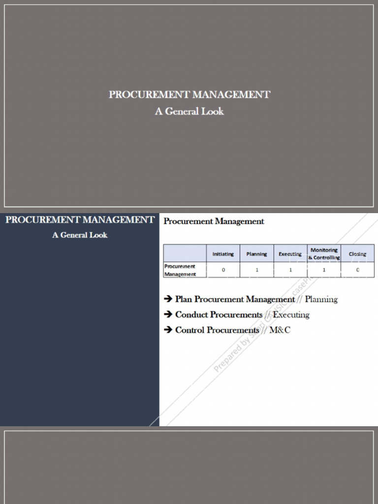 13 - Procurement Management | PDF